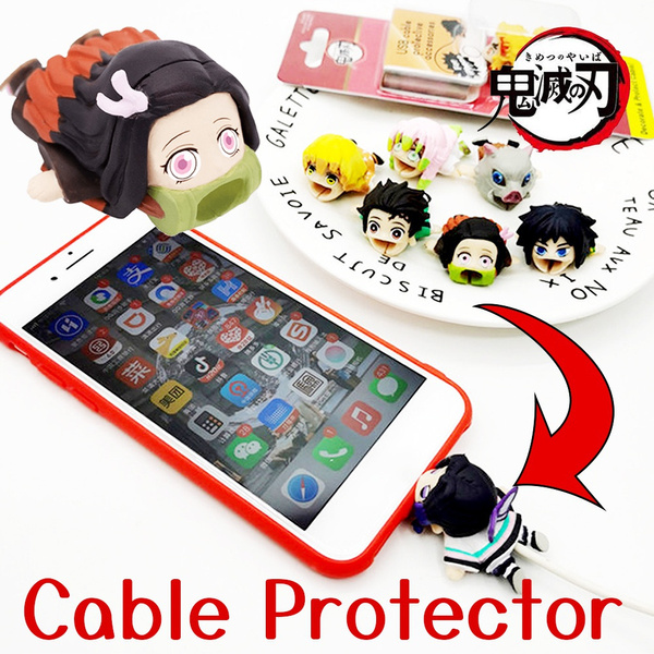 Usb Cable Protector Animl Cute Cartoon Demon Slayer: Kimetsu No Yaiba ...