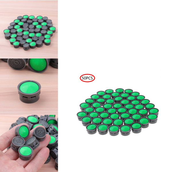 50 Pcs ABS Plastic Flow Restrictor Replacement Faucet Filter Mesh ...