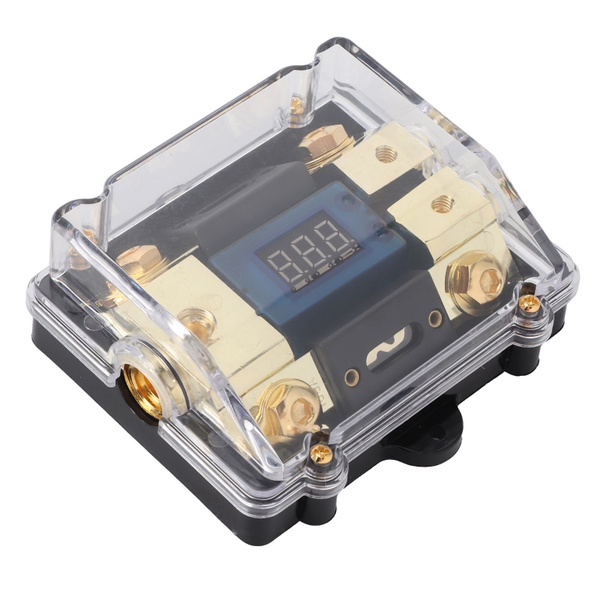 Holder Block 100a In 2 Out W Led Digital Voltage Display For Car Yacht Audio Gukh Wish