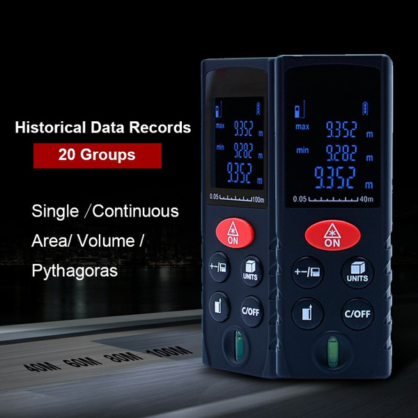 Portable D80 Laser Distance Meter 80M Measuring Instrument High ...