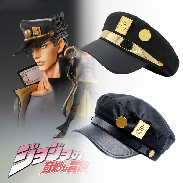 Unisex Cotton Cap Anime Jojo's Bizarre Adventure Hat Jotaro Kujou Army ...
