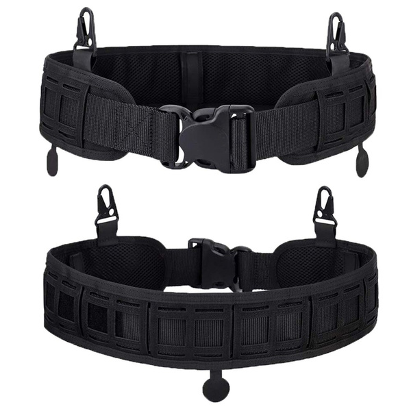 1000D Tactical Molle Waist Belt Heavy Duty Utility Belt Padded Patrol ...