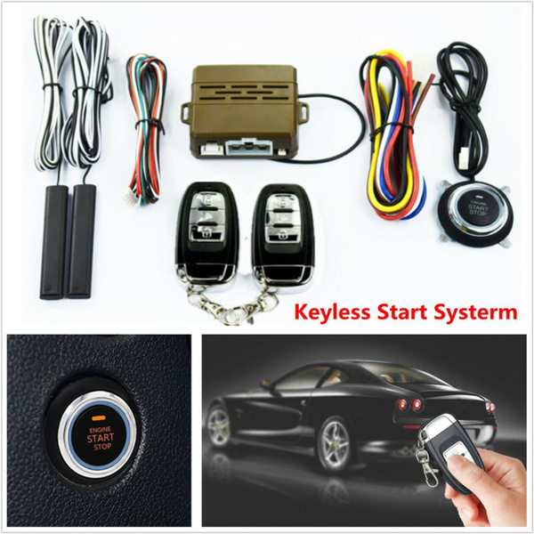 Car Smart Alarm System Key Passive Engine Start Keyless Entry Push ...