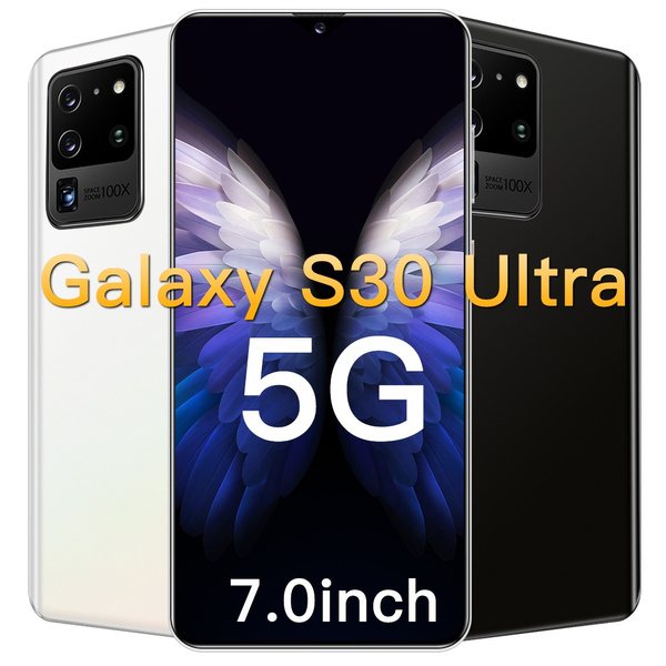 2020 Newest Galaxy S30Ultra PRO 5G Smartphone 7.0 inch Full Screen 12GB ...