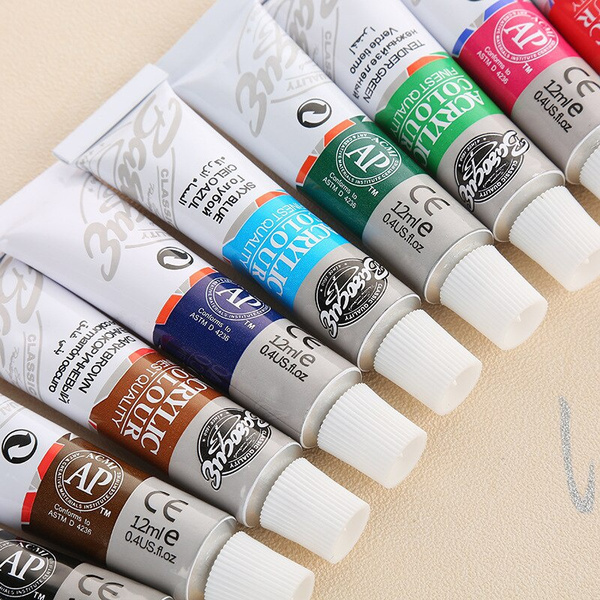 12ml of 12Colors/SetAcrylic Paint Color Set Acrylic Paints Pigment for ...