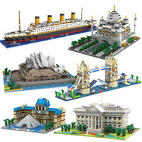 Creator City Micro Mini Blocks Building Architecture DIY Bricks Model ...