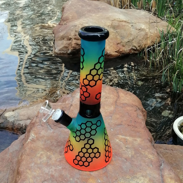 10inch Glass Pipes oil rigs dab rig Super Reflux System Oil Rigs with ...