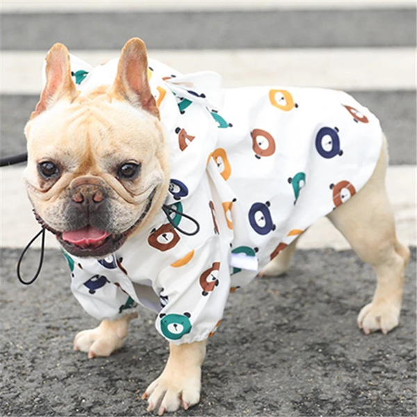 Pet Dog Raincoat Pug French Bulldog Clothes Waterproof Clothing for Dog ...