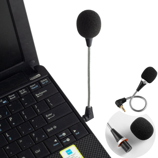 Notebook Mini Condenser Microphone Metal Tube Recording Noise Reduction ...