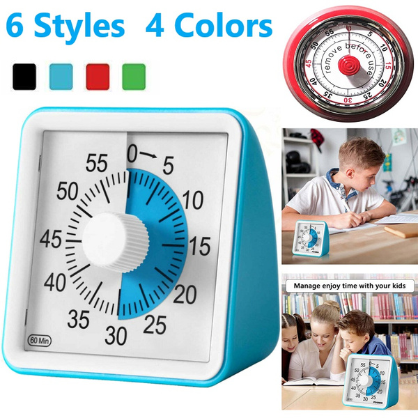 1 PCS 60 Minutes Visual Analog Timer Management For Cooking ...