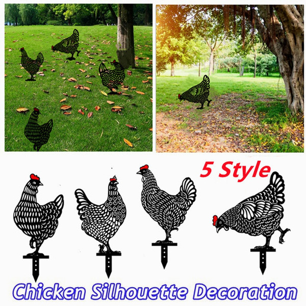 5 Style Hen Rooster Decoration Gifts Art Decorations Chicken Garden ...