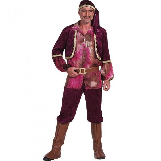 Dress Up Costume Gypsy Men Purple Size 50 | Wish
