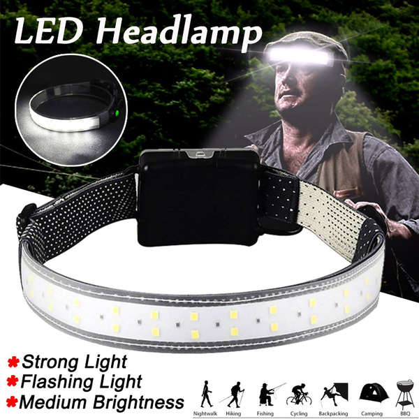 LED Strip Headlamp 3 Modes Soft Camping Headlight Strip Flexible ...