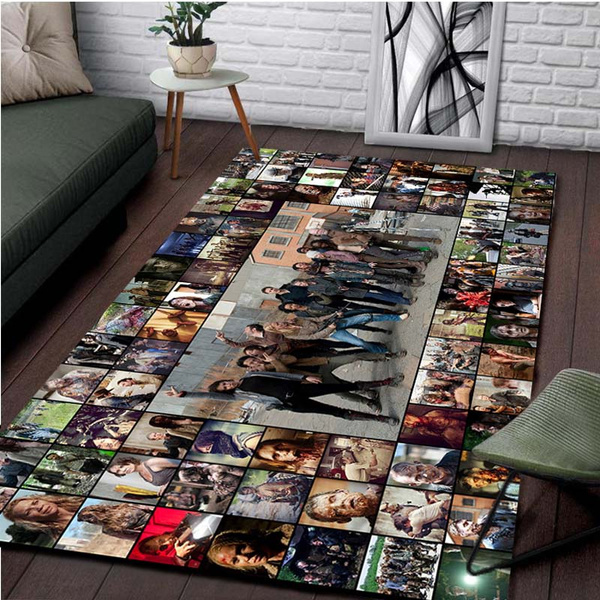 The Walking Dead Modern Area Rug,hatchet man Rugs Carpet Floor Pad Rugs ...