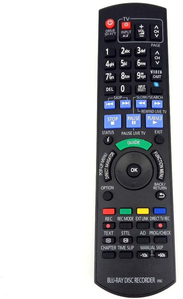 DMRPWT520 Replacement for Panasonic BLU-RAY DISC Recorder Remote ...