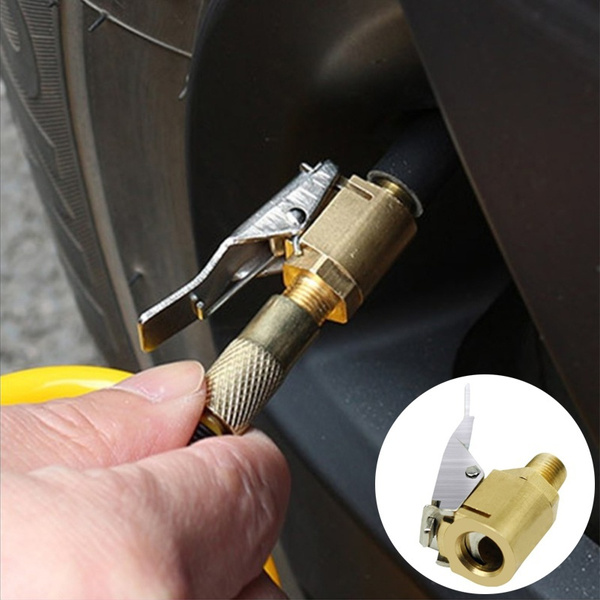 Tire Valve Air Chuck Car Tyre Quick Release Adapter Connector American ...