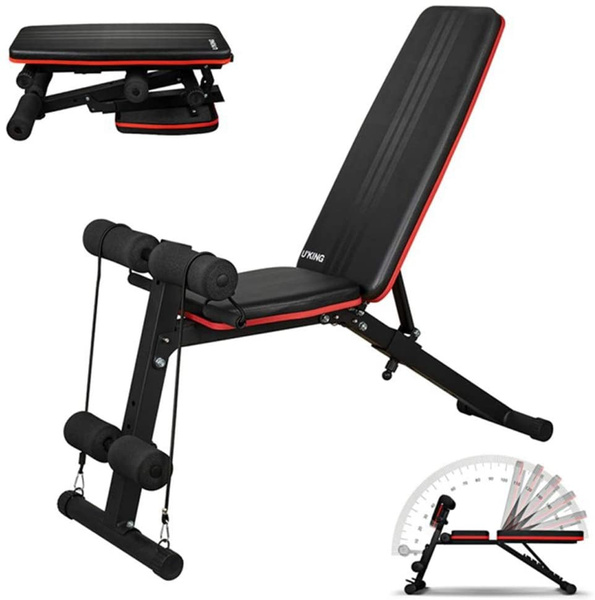 2021 New Adjustable Weight Bench Multi-Function Weight Bench Foldable ...