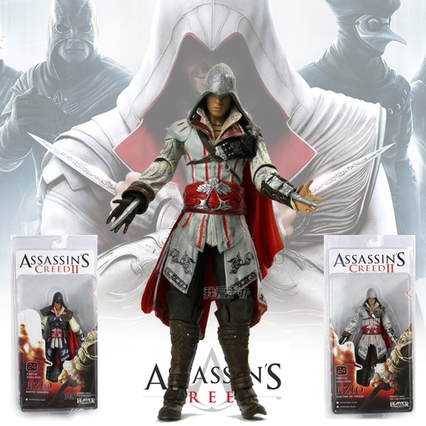 NEW NECA Assassin's Creed II 2 EZIO PVC Statue Figure Model Doll Toy ...