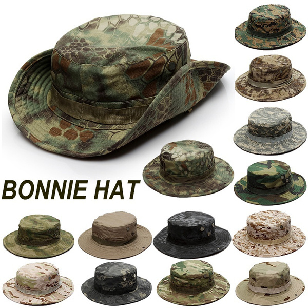 Classic US Combat Army Style Boonie Hat Sun Fishing Cap Men Women's ...
