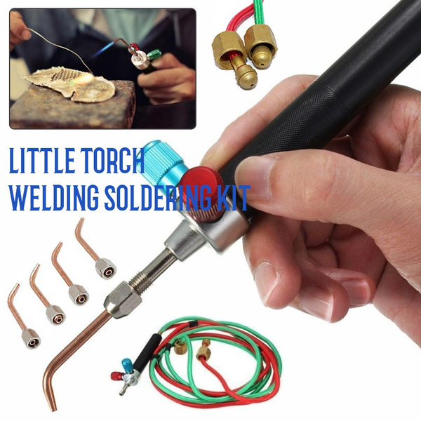 Welding Soldering Kit Mini Oxygen Torch Mini Gas Welding Torch Oxygen ...