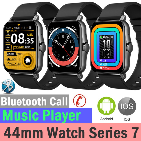 Smart Watch Body Temperature Measure Bluetooth Call Music Player ...
