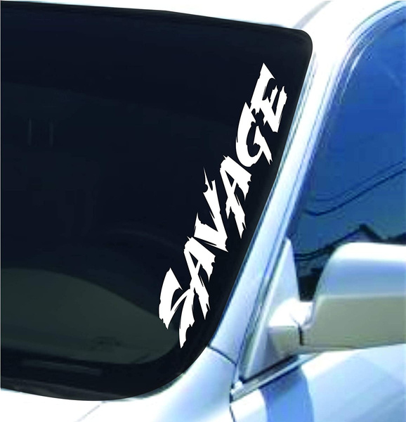 Large Savage Version DD101 Lowrider Car Truck Window Windshield ...