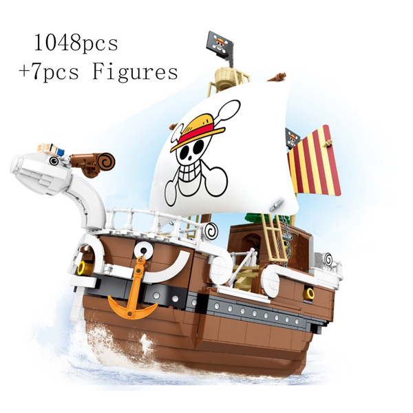 NEW Sy6297 Straw Hat One Piece Pirate Ship Going Merry Children's ...