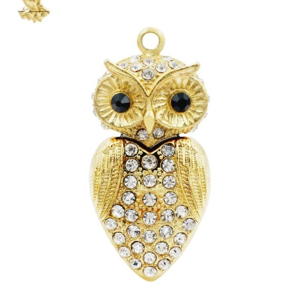 USB Drive 3.0 Metal Owl USB Flash Drive Diamond Nighthawk Pendrive 32GB ...