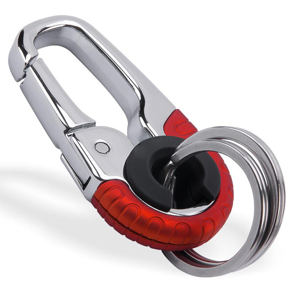 Metal Car Keychain Key Holder Keyring Men's Key Chain Ring Auto ...