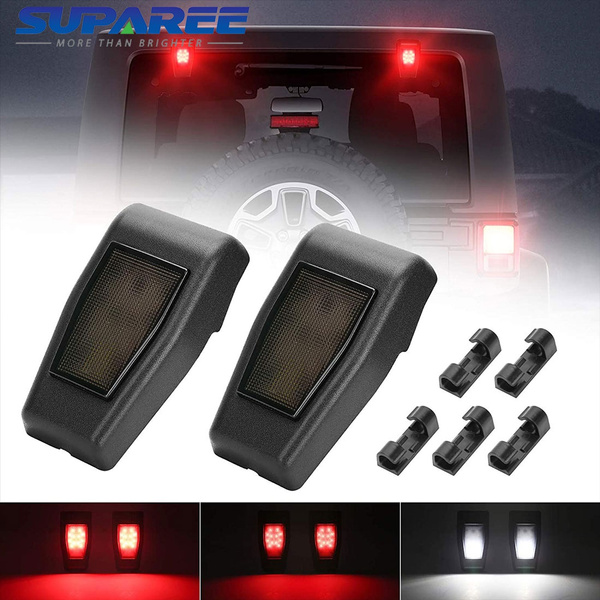 SUPAREE Window Glass Hinge Cover with LED Brake Light Rear Window Glass ...