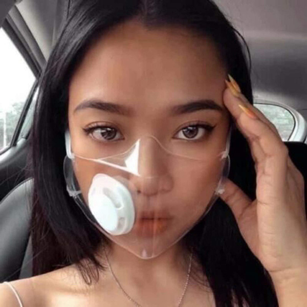 2021 NEW High Quality Fashion Transparent HD Anti-fog PVC Mask with ...
