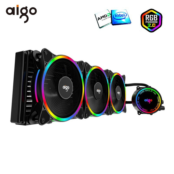 Aigo AC360 CPU Water Cooling Integrated Water Cooling Cooler RGB LED ...
