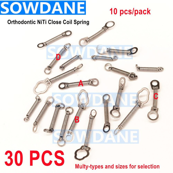 30 pcs Dental Orthodontic NiTi Close Coil Spring Dental Ortho ...