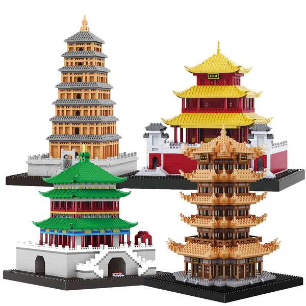 Landmarks Architecture Micro Blocks 3D Puzzle Building Blocks Set Toys ...