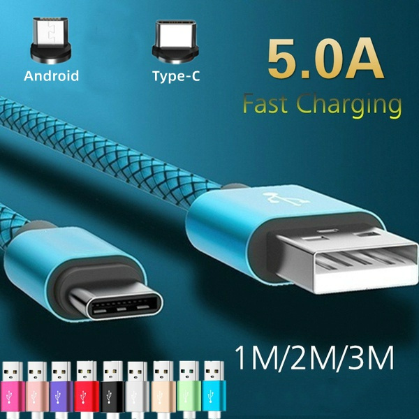 Fast Charging Cable USB Charger Cable for Android/Type-C Micro USB ...