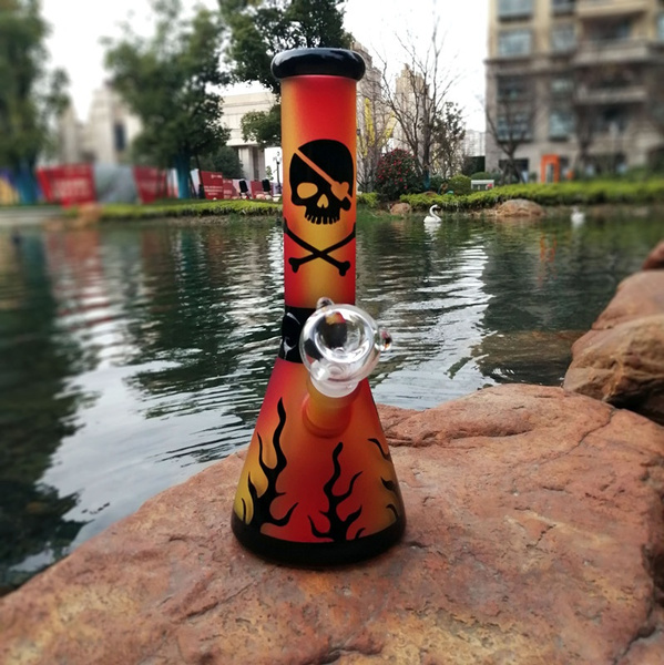 10"Unique Glass Pipes Oil Rigs Dab Rig Super Reflux System Oil Rigs ...