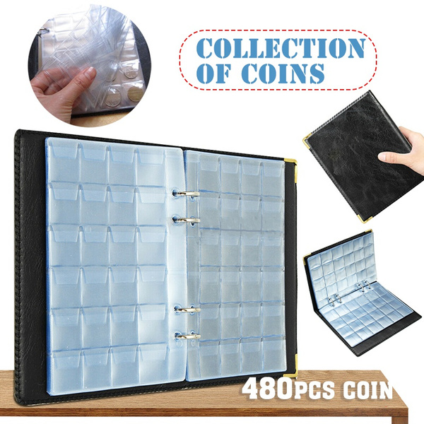 Newest 480 Coin Holder Collection Storage Collecting Money Penny ...
