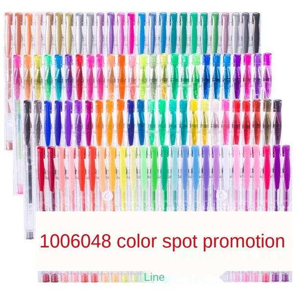 100 Colors Color Gel Pen Gel Pen Children's Comic Pen Greeting Card Pen ...
