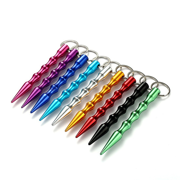 NEW Portable Aluminum Kubotan Self Defense Weapon Kongfu Martial Arts ...