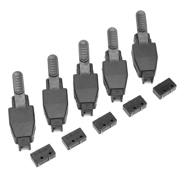 10Pcs TIG Welding Torch Switch Parts Black for Argon Weld ABS ...