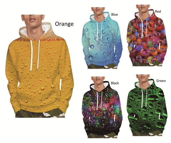 Early autumn creative new beer bubbles, bubbles 3D printed long-sleeved ...