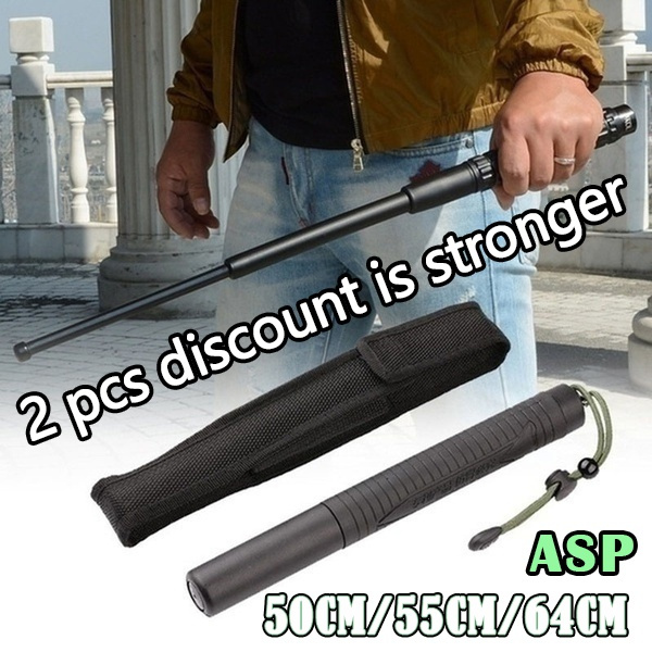 3-Section Telescopic Pole Self-defense stick Retractable Stick Self ...