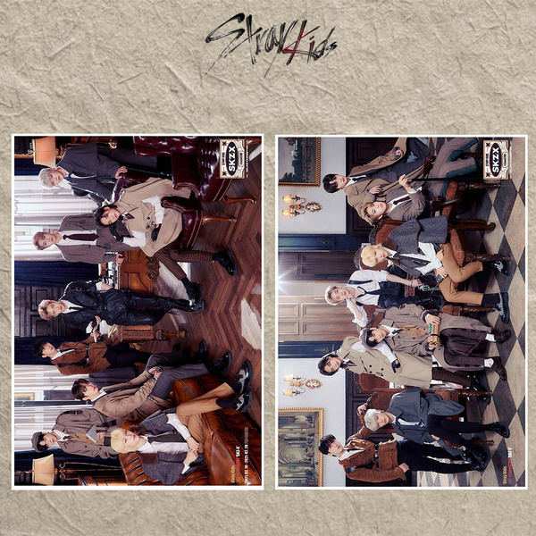 2 pcs Poster KPOP Stray Kids fan meeting SKZ-X Elk photo poster Wall ...