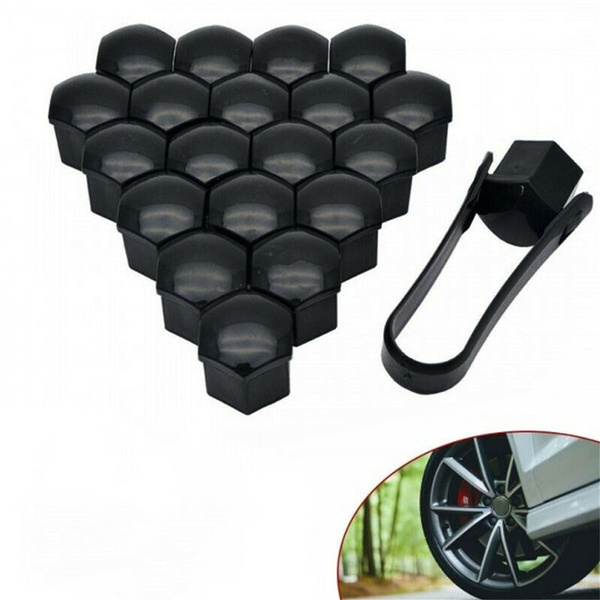 17/19/21mm Car Wheel Nuts Covers Auto Caps Hub Screw Protector Bolt Head Cover Cap Plastic Tire ...