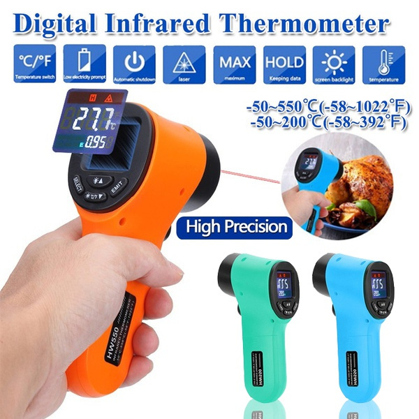 Non-contact Handheld Infrared Temperature Gun Industrial Measuring ...