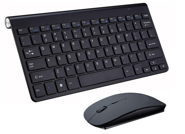 2.4G Wireless Keyboard and Mouse Set Portable Scissor Switch Typing ...