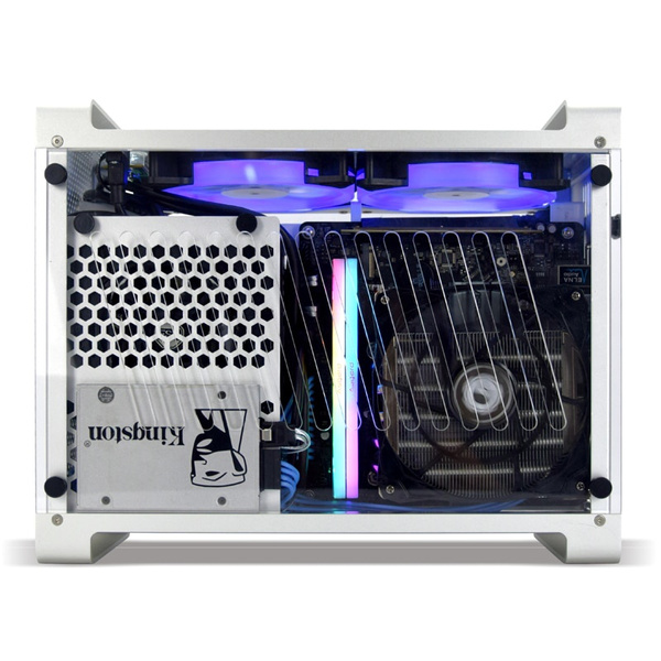 METALFISH G5 Plus all aluminum A4 ITX case game computer small chassis ...