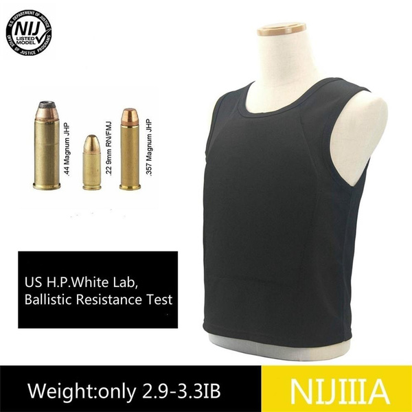 NIJ Level IIIA concealable bulletproof vest only2.9-3.3IB Tactical ...