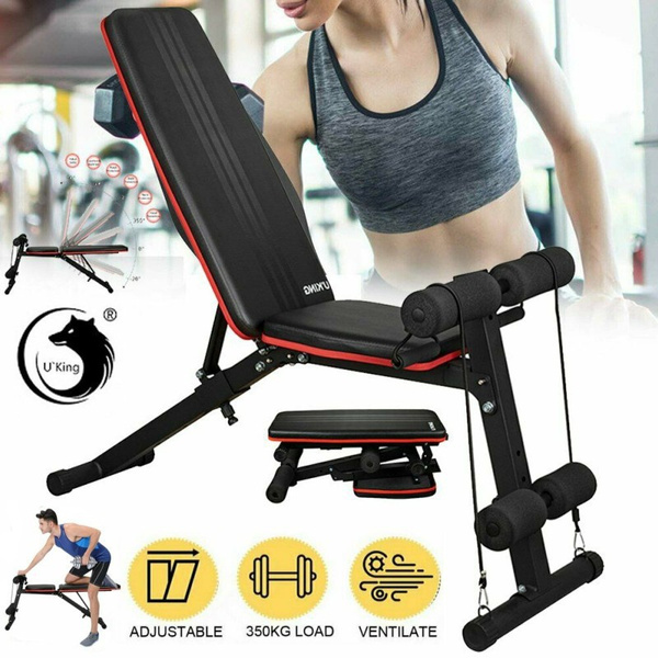 2021 New Heavy Duty Adjustable Weight Bench Dumbbell Bench Incline ...