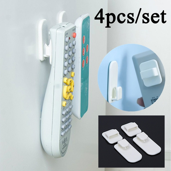 4Pcs/Set Plastic Hooks Hook Set Home Air Conditioner Remote Control ...